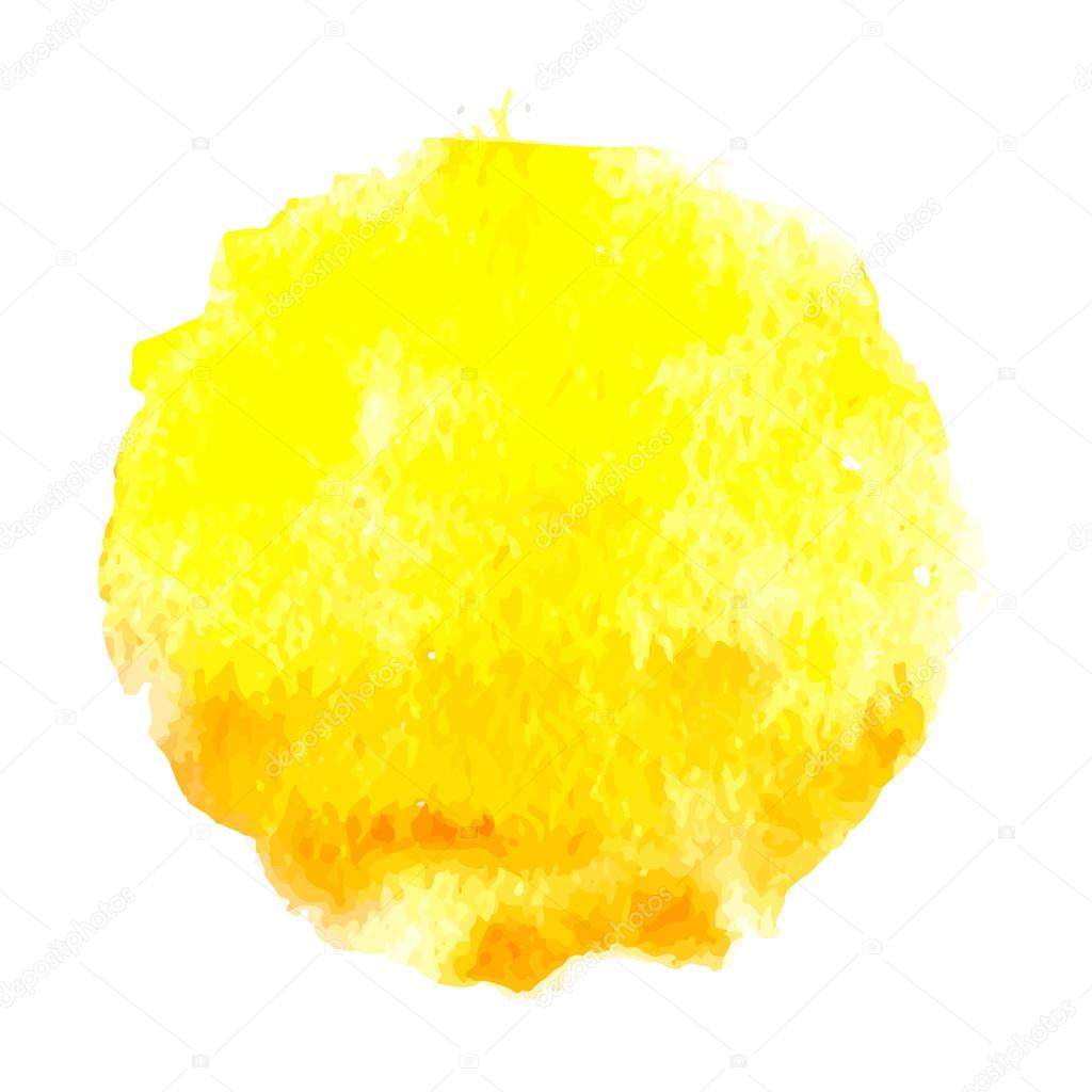 Watercolor sun, vector illustration — Stock Vector © wasja #63190001