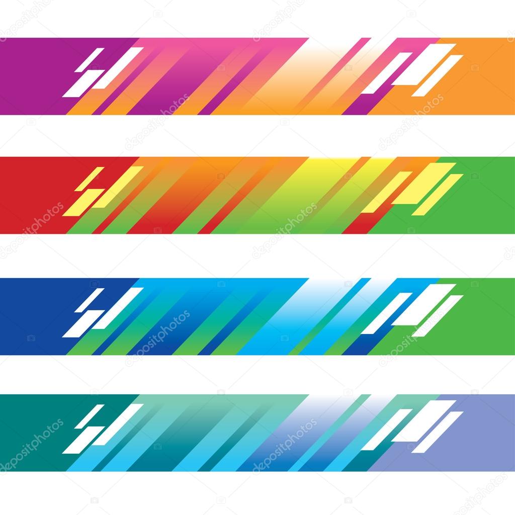 Color line banner Stock Vector Image by ©Galyna #100990600