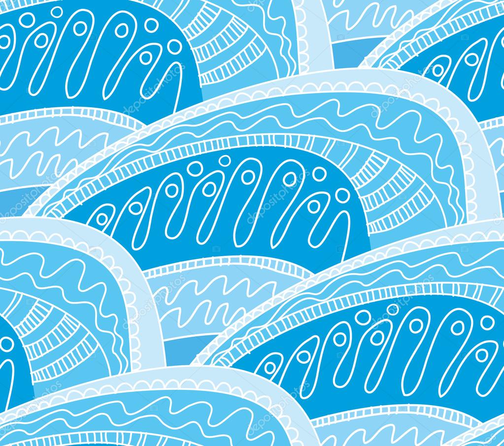 Sea pattern. water vector illustration. blu surface motif for ba Stock ...