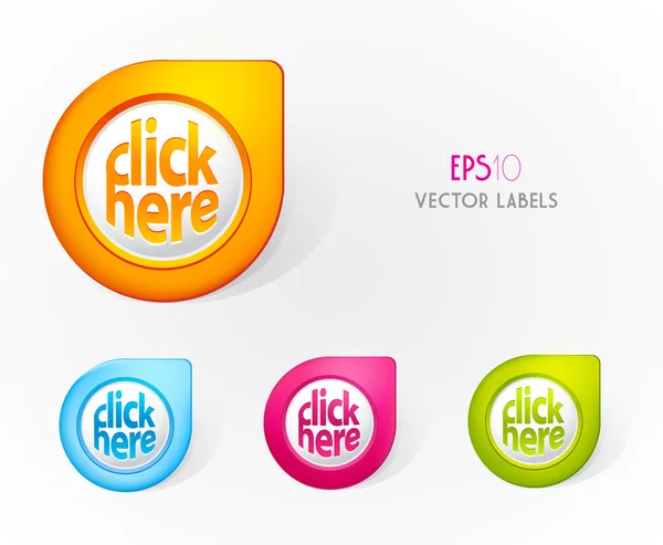 Set of colorful labels. Stock Vector Image by ©kormi #11936813