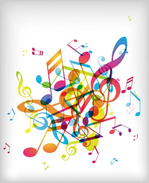 Abstract background with tunes. — Stock Vector © kormi #6390045