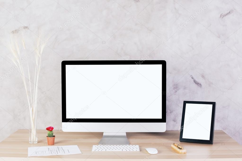 Creative designer workspace — Stock Photo © peshkova #112348048
