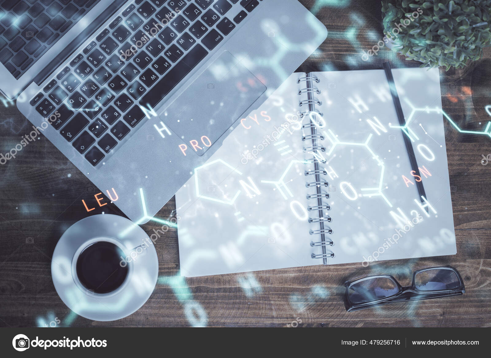 Physics Math Theme Hologram Formula Drawings Computer Desktop ...