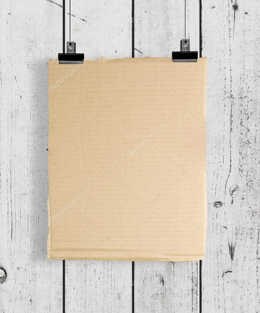 Yellow cardboard — Stock Photo © peshkova #83427350
