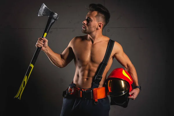 Firefighter muscles Pictures, Firefighter muscles Stock Photos & Images ...