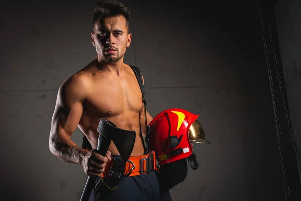 Firefighter muscles Pictures, Firefighter muscles Stock Photos & Images ...