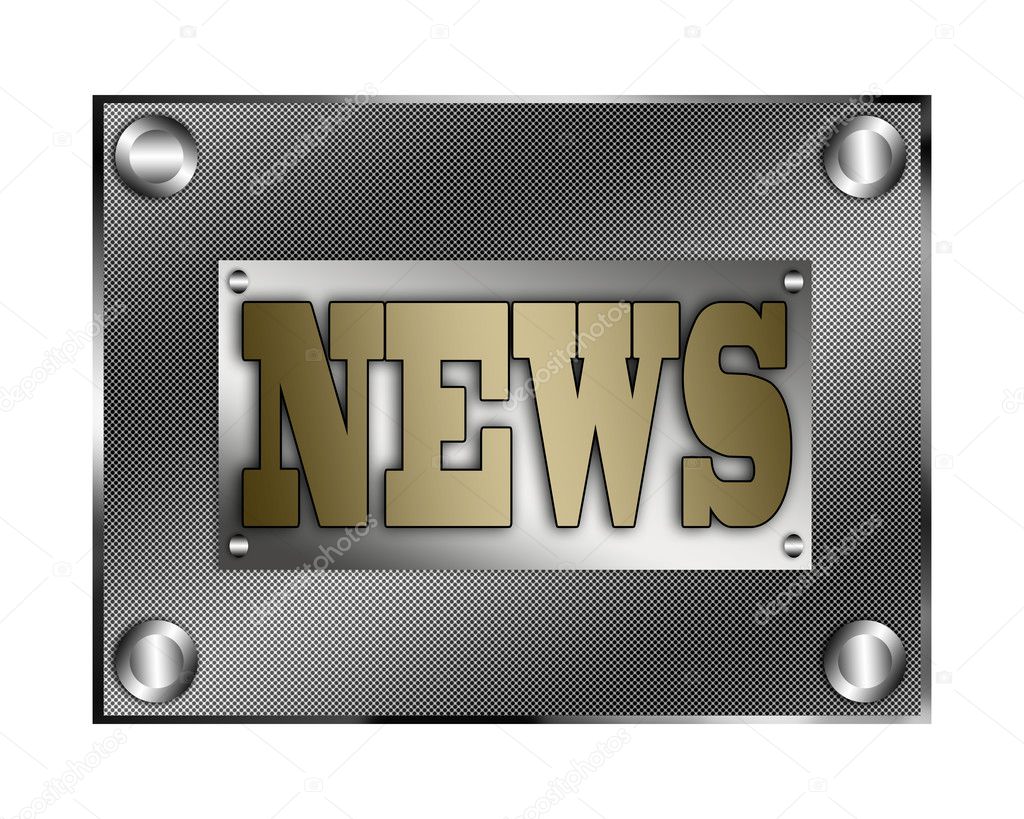 Abstract news plate. — Stock Photo © bluefern #75243493