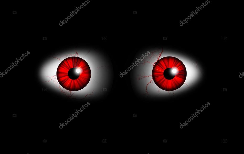 Spooky Red Eyes