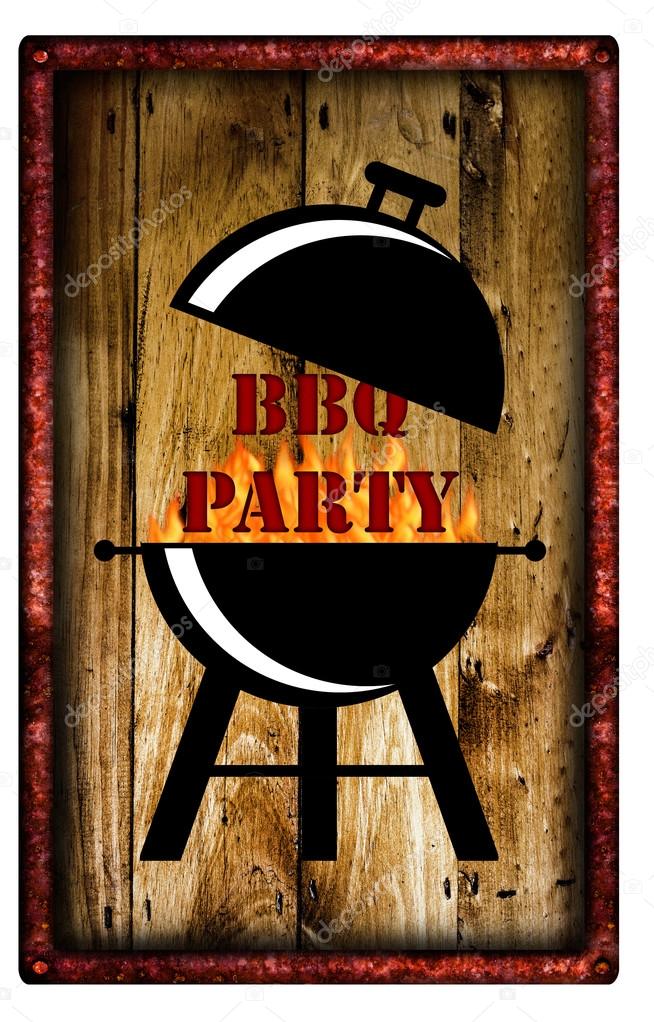 BBQ PARTY illustration. — Stock Photo © bluefern #80061556