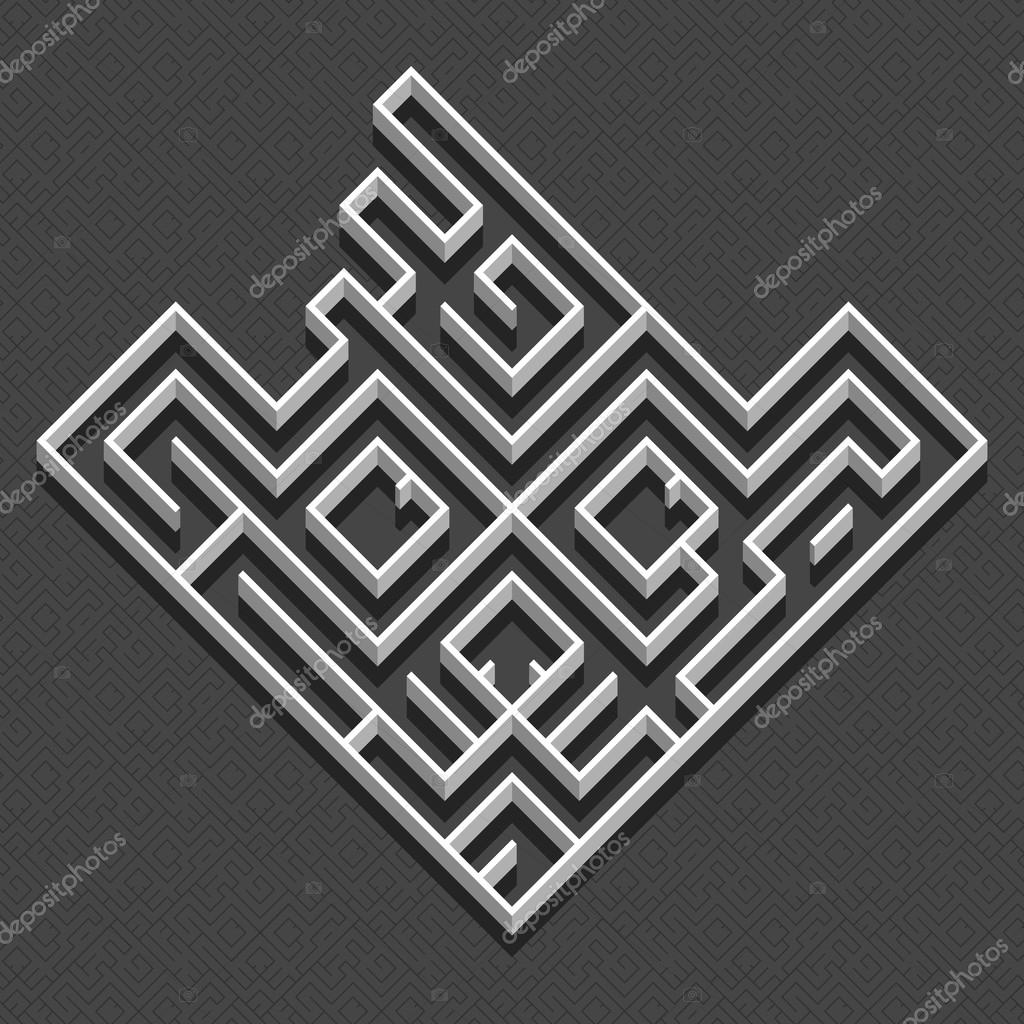 Labyrinth Animal Stock Vector by ©oliopi 56778771