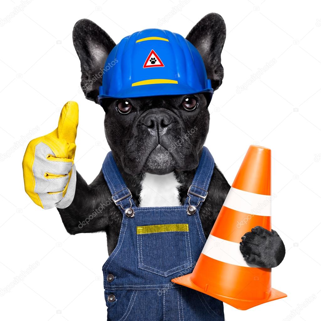 Construction Dog Clipart