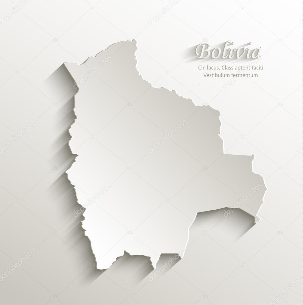 Bolivia Map Vector