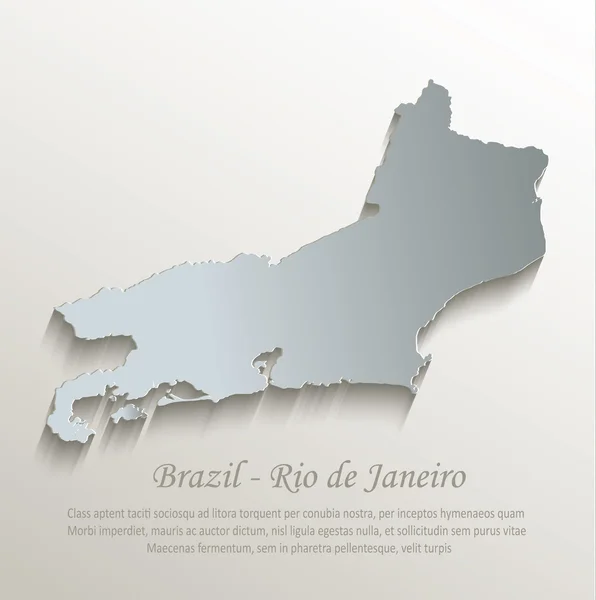 Mapa de rio de janeiro imágenes de stock de arte vectorial | Depositphotos