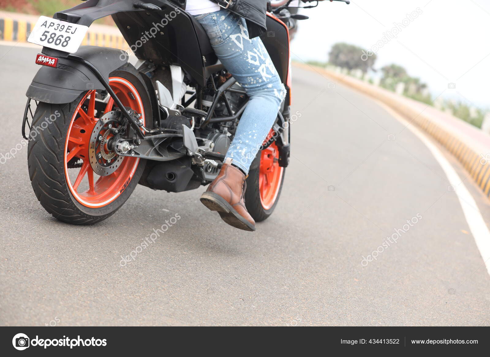 Motor Bike Riders Road — Stock Photo © rajastills #434413522