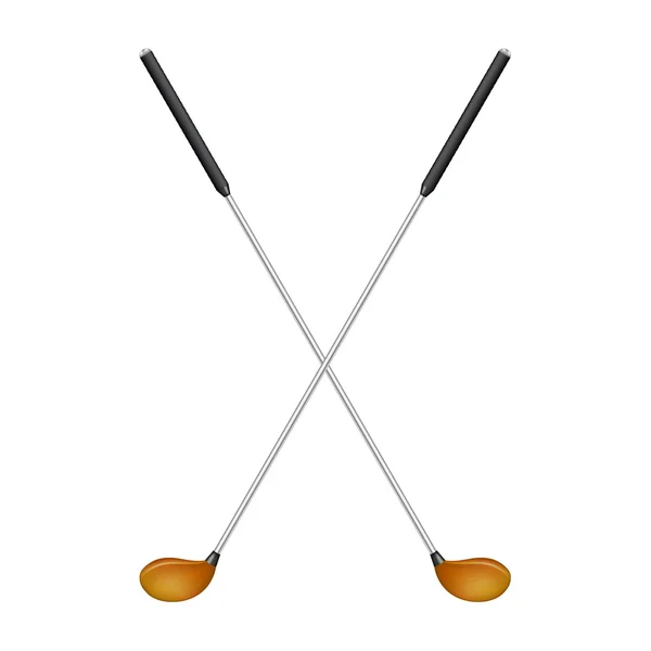 Golf clubs cross Vector Art Stock Images | Depositphotos