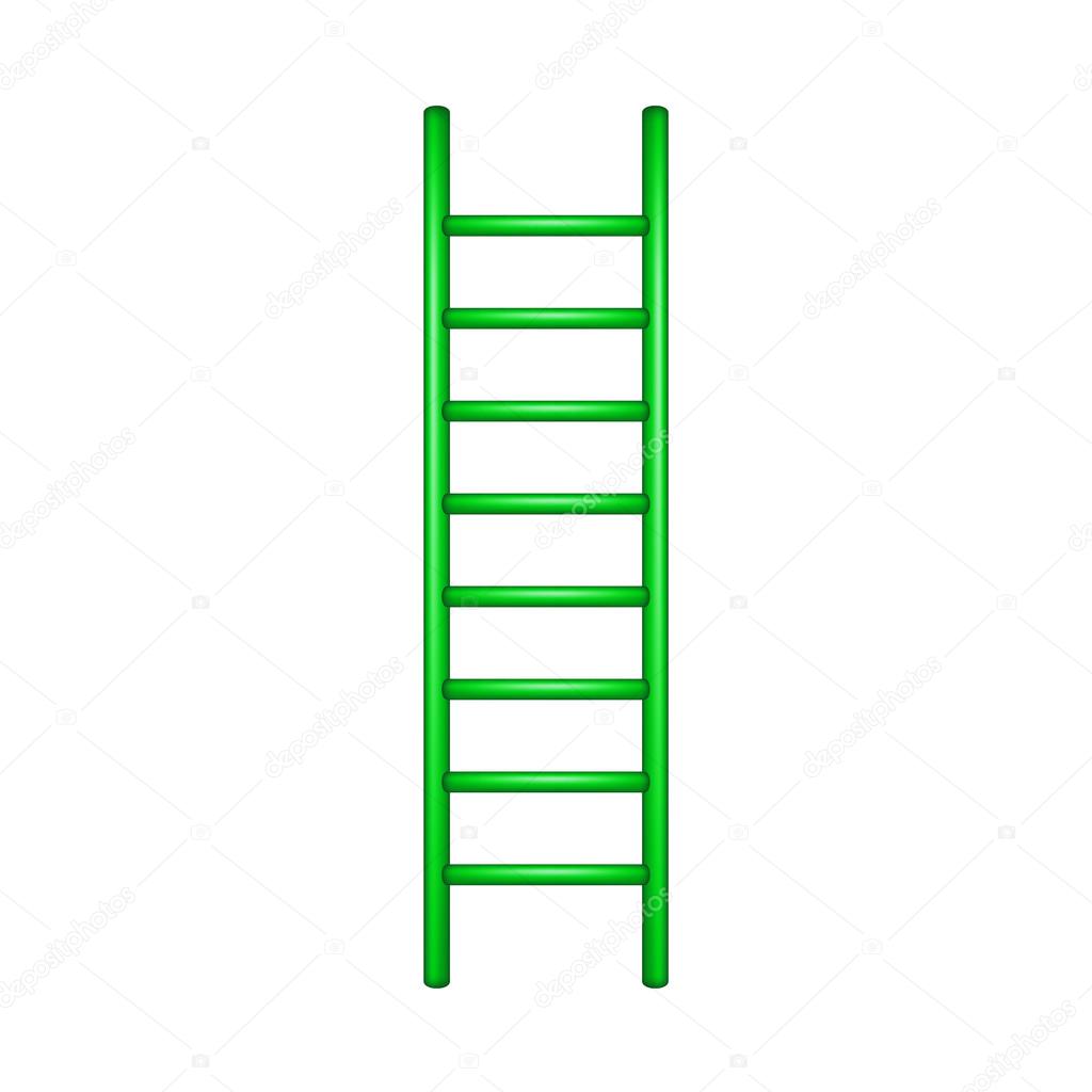 Wooden ladder in green design Stock Vector Image by ©Jirkapravda #87547430