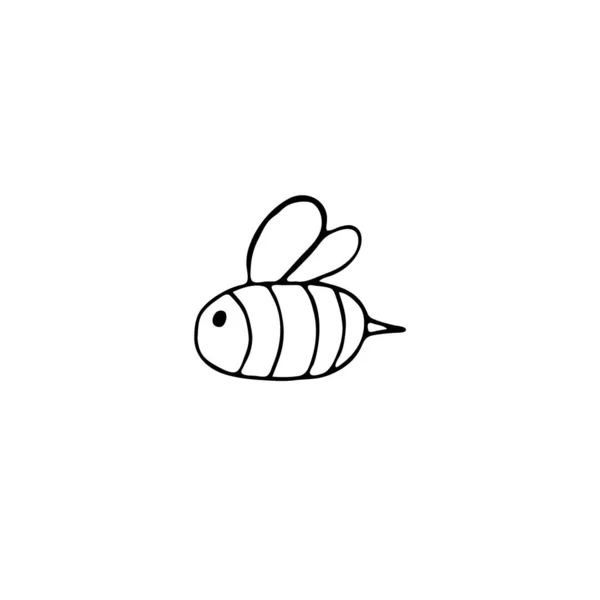 Simple Bee Drawing