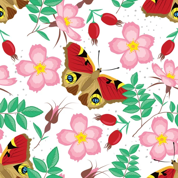 Cute vector floral seamless pattern of flowers. Simple floral print ...