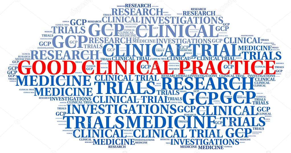 Good Clinical Practice (GDP) concepts illustrate in word cloud. — Stock ...