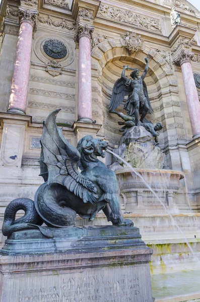 Statue of Saint Michael, Paris — Stock Photo © ivanmateev #62348681