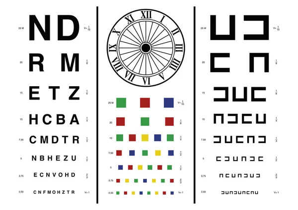 Sight check table — Stock Vector © Andrew_Rybalko #174264454