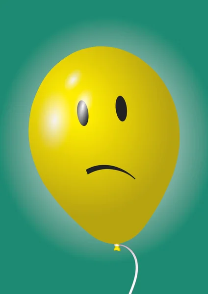 Sad face balloons | Balloon with sad smiley faces — Stock Photo ...