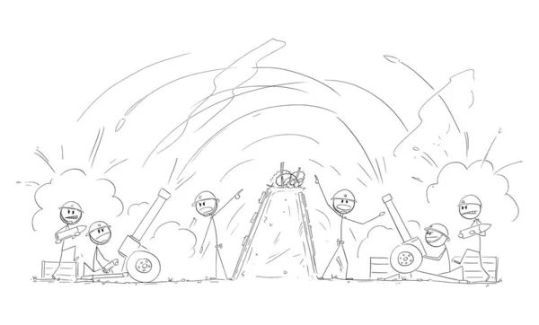 Military Stick Figure Family