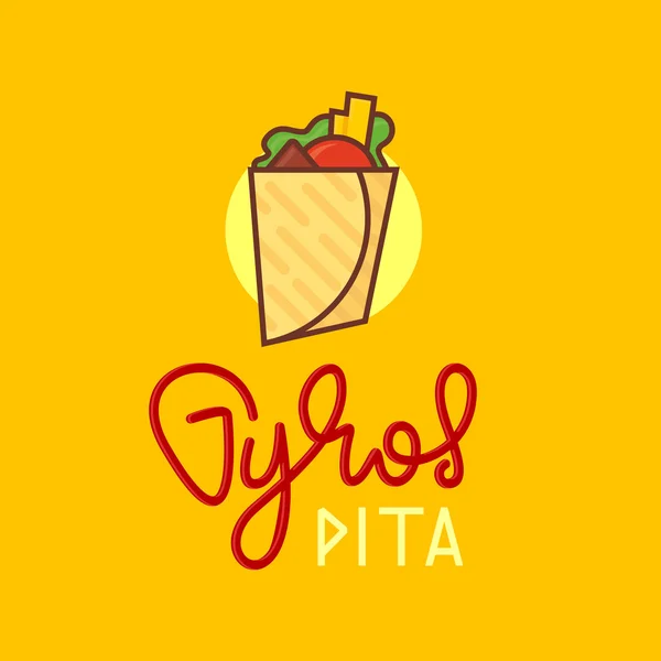 ᐈ Greek food logos stock illustrations, Royalty Free greek food vectors ...