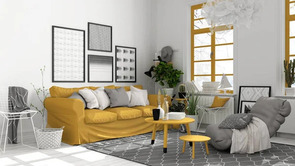 Yellow home interior Stock Photos, Royalty Free Yellow home interior ...