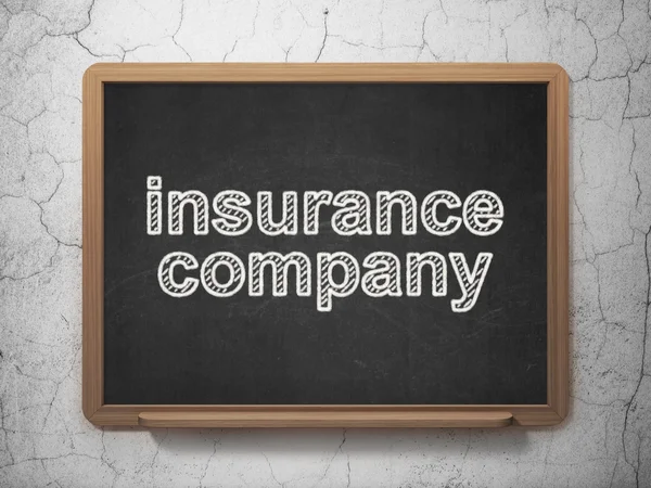 Insurance concept: Insurance Company on chalkboard background - Stock ...