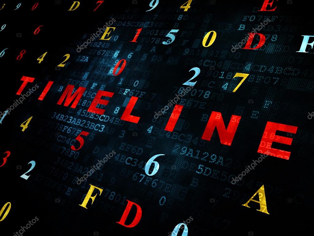 Timeline concept: Timeline on Digital background — Stock Photo © maxkabakov #121029706