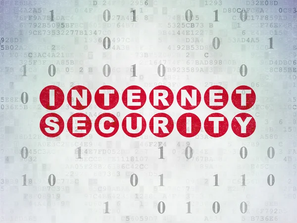 Safety concept: Internet Security on Digital Paper background - Stock ...