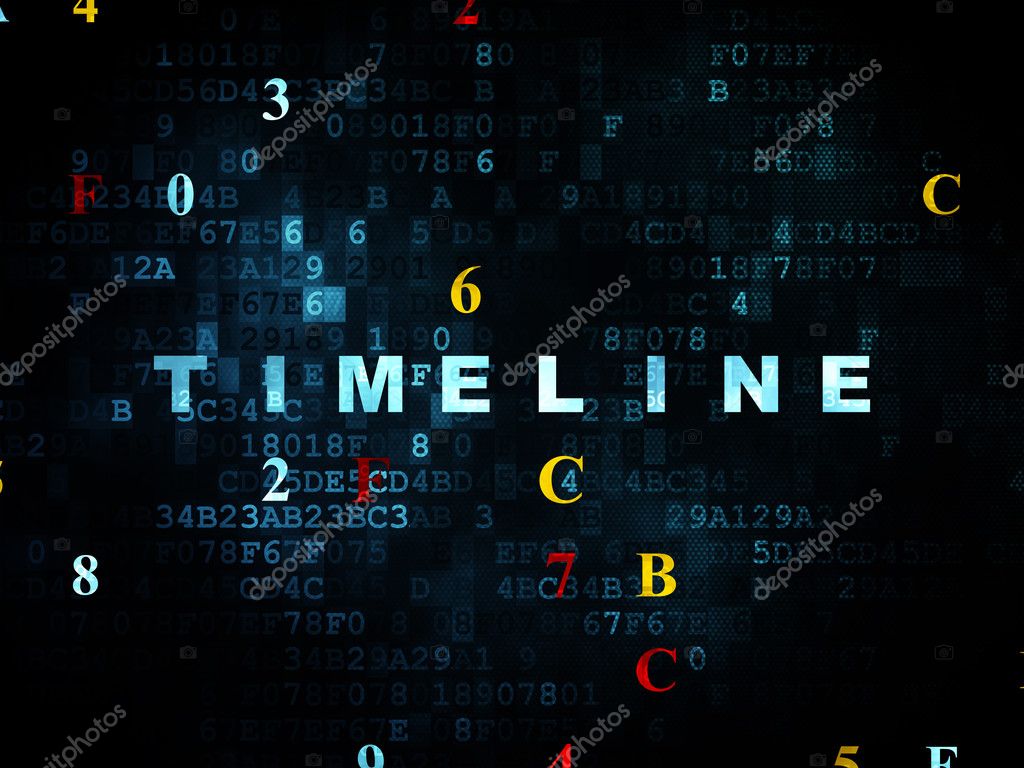 Timeline concept: Timeline on Digital background Stock Photo by ...