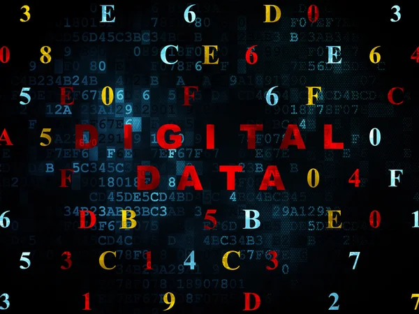 Data concept: Digital Technology on digital background — Stock Photo ...