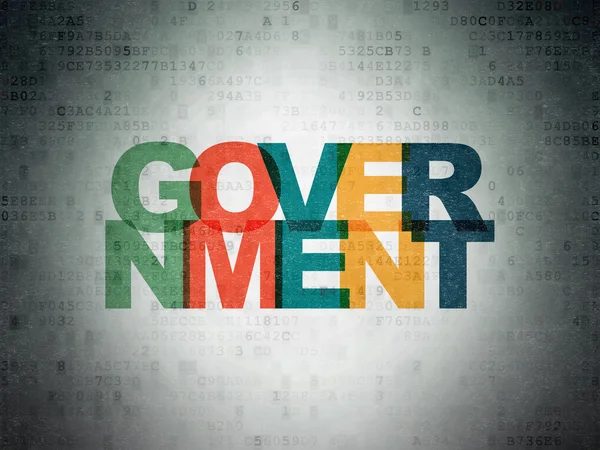 Politics concept: Government on Digital Paper background - Stock Image ...