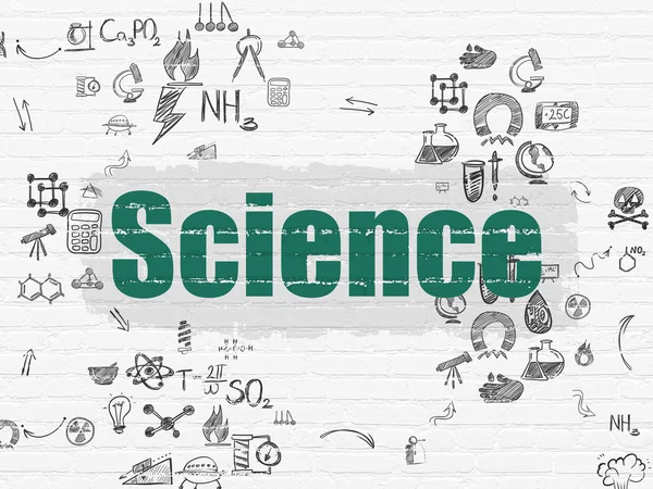 Science concept: Science on wall background - Stock Image - Everypixel