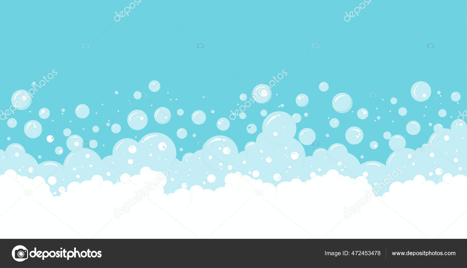 Soap Bubbles Border