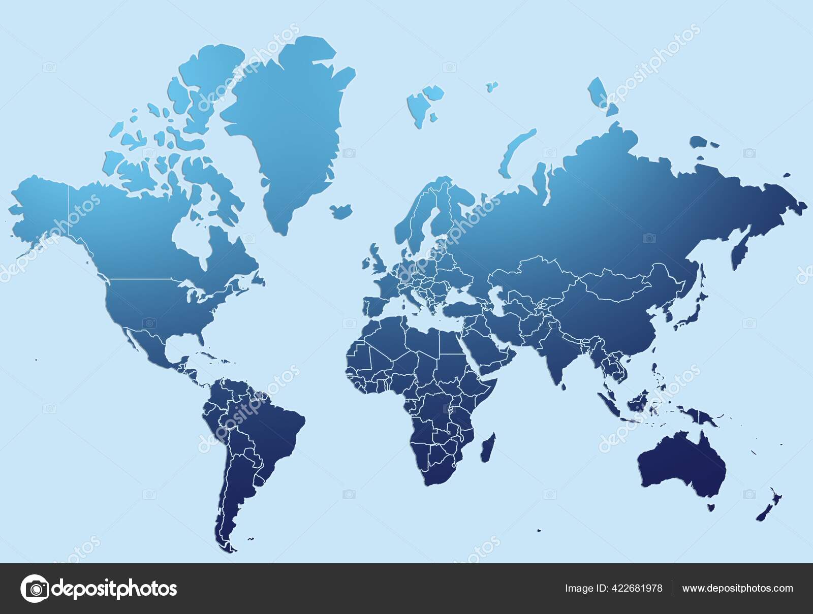 World Map Isolated Illustration — Stock Photo © Adrianarad1991 #422681978