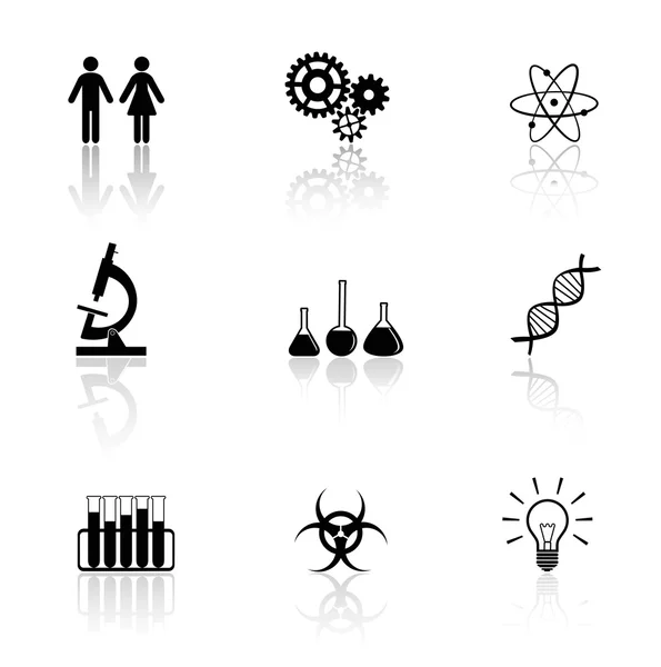 Set of science icons Stock Vector by ©nataliashein 56715635