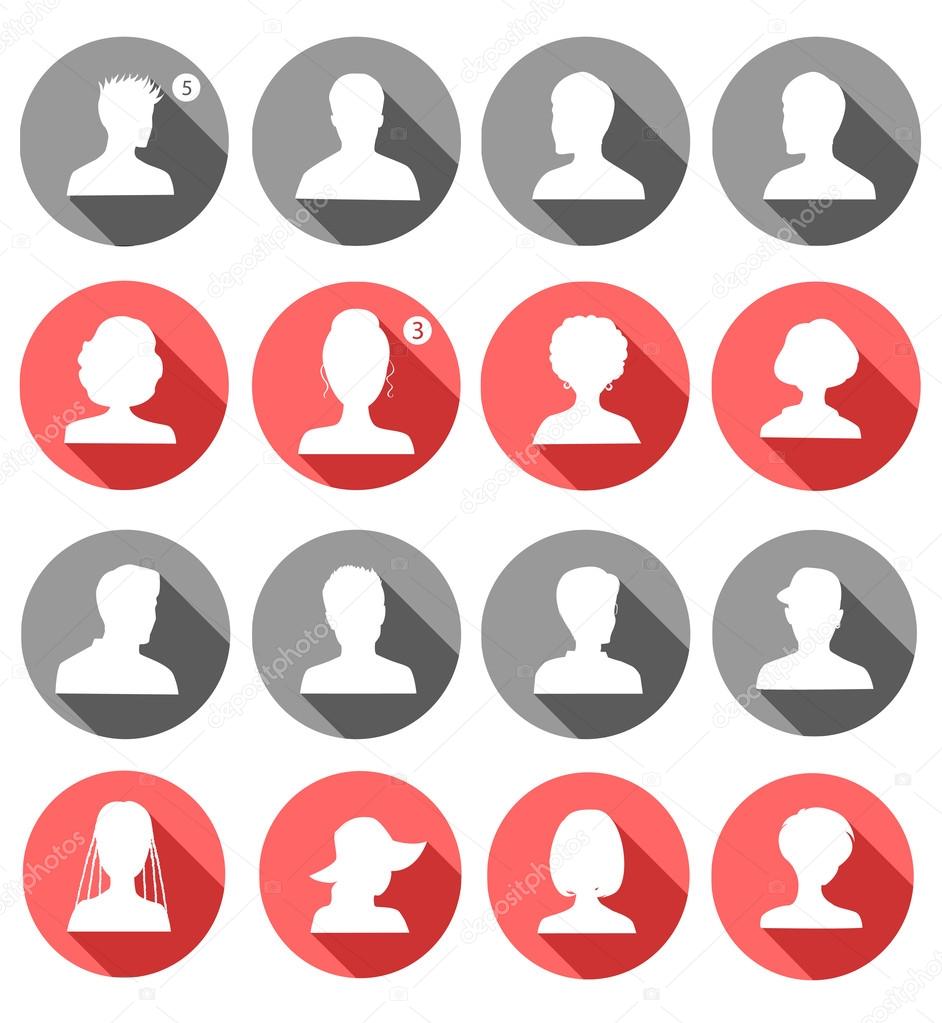 Set of avatars Stock Vector Image by ©nataliashein #56715941