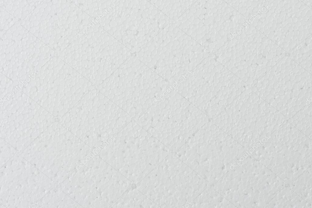 Background of white foamed polystyrene surface — Stock Photo ...