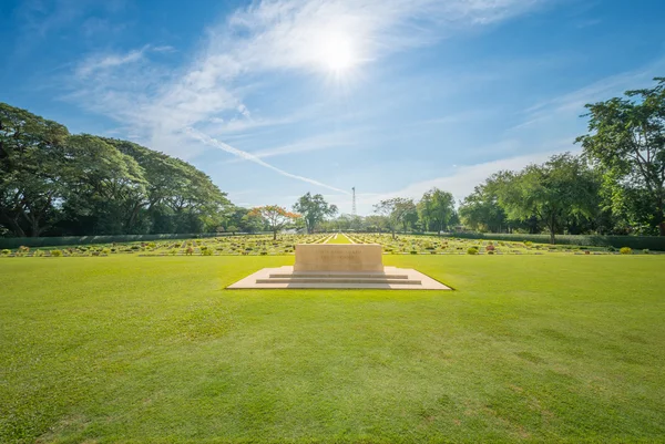 Main Gate of Chong-Kai War Cemetery at Kanchanaburi, Thailand. Stock ...