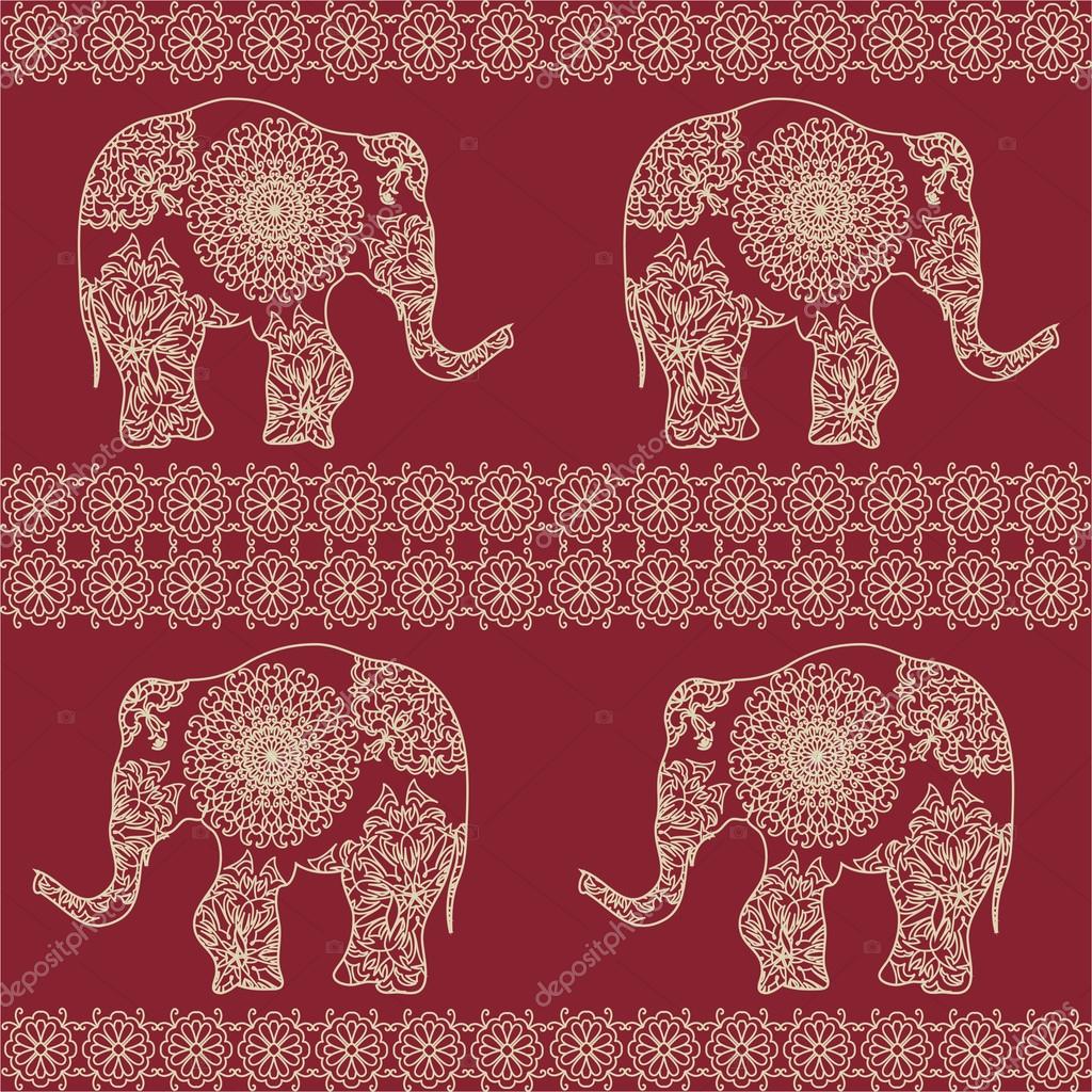 Tribal Elephant Tumblr Background