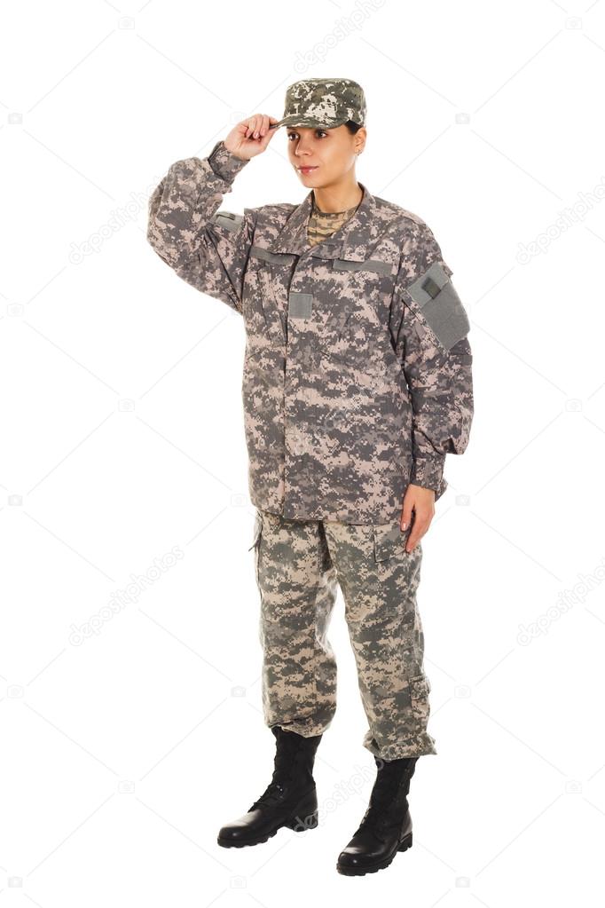 Soldier in the military uniform — Stock Photo © kazatin #102550118