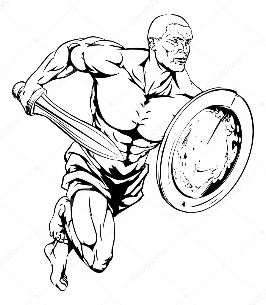 Gladiator Sword Drawing