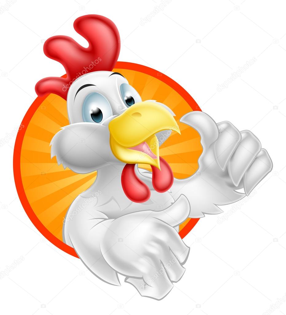 Diseño de pollo de dibujos animados 2023