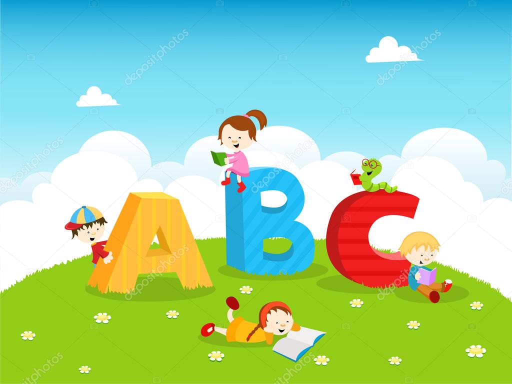 ABC Kids Stock Vector Image by ©PinarInce #74217673