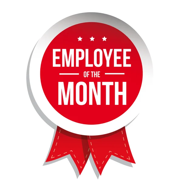 Empleado del mes imágenes de stock de arte vectorial | Depositphotos
