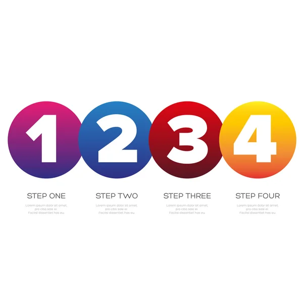 One two three four progress bar Stock Vector by ©Grounder 98256284