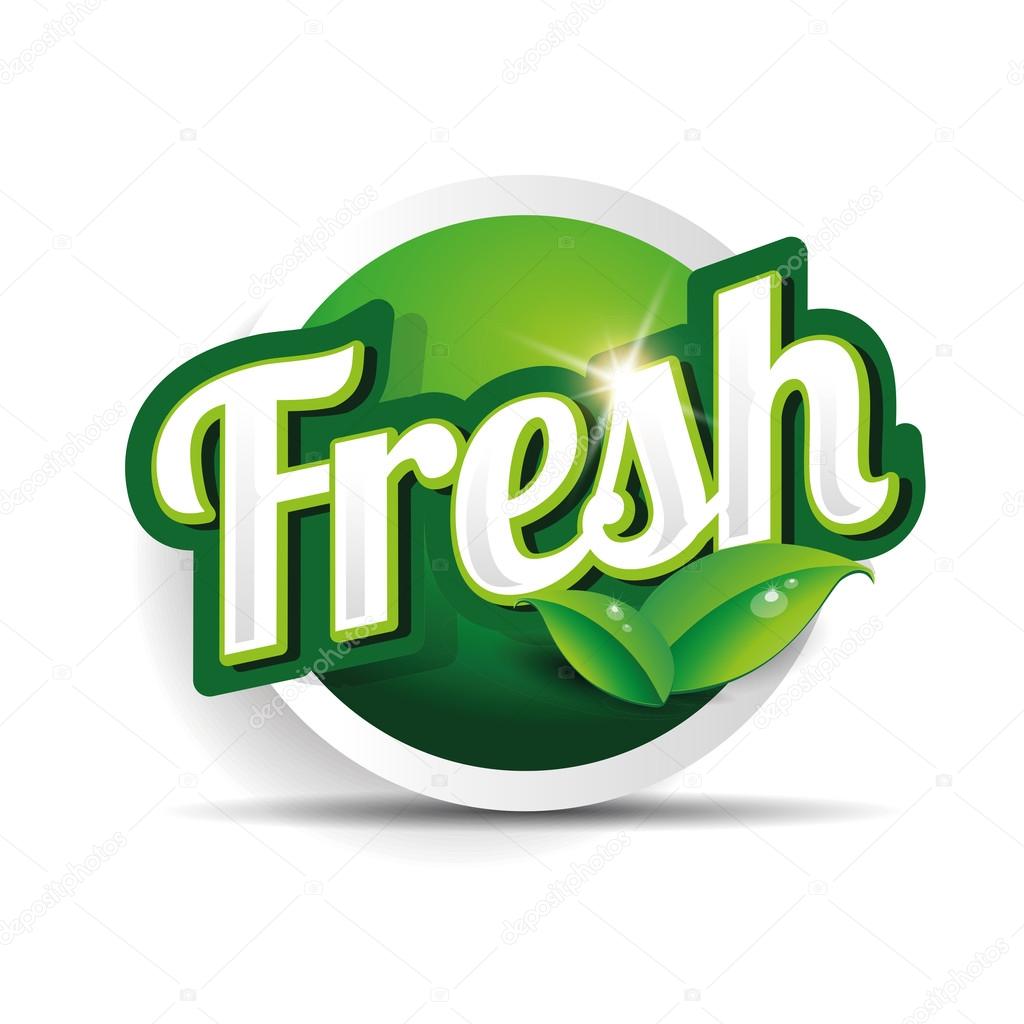 Fresh food label, badge or seal Stock Vector by ©Grounder 54417675